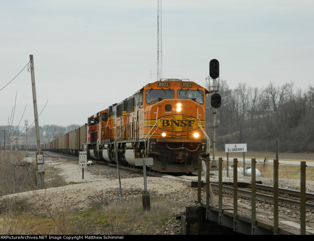Clearing Elsberry - Mile Post 70.0 on The K-Line